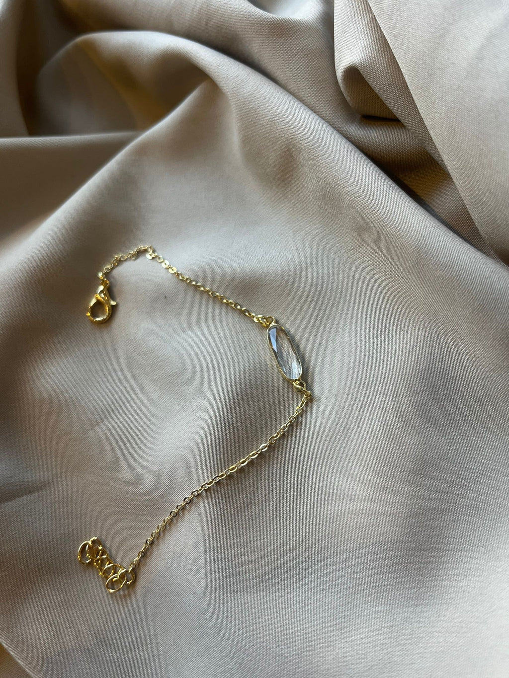 Clear zircon bracelet – opujewels