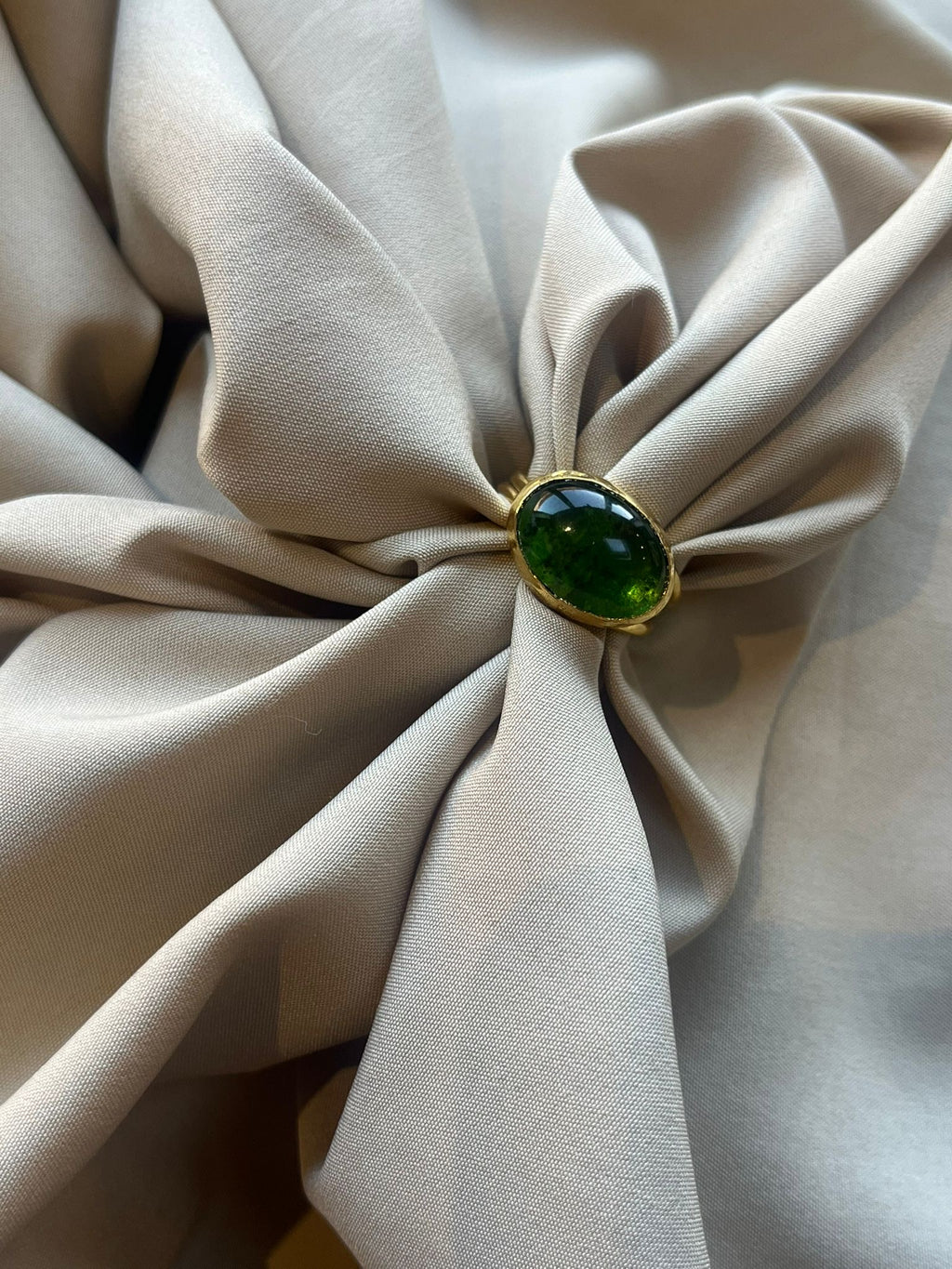 Green bubble ring – opujewels