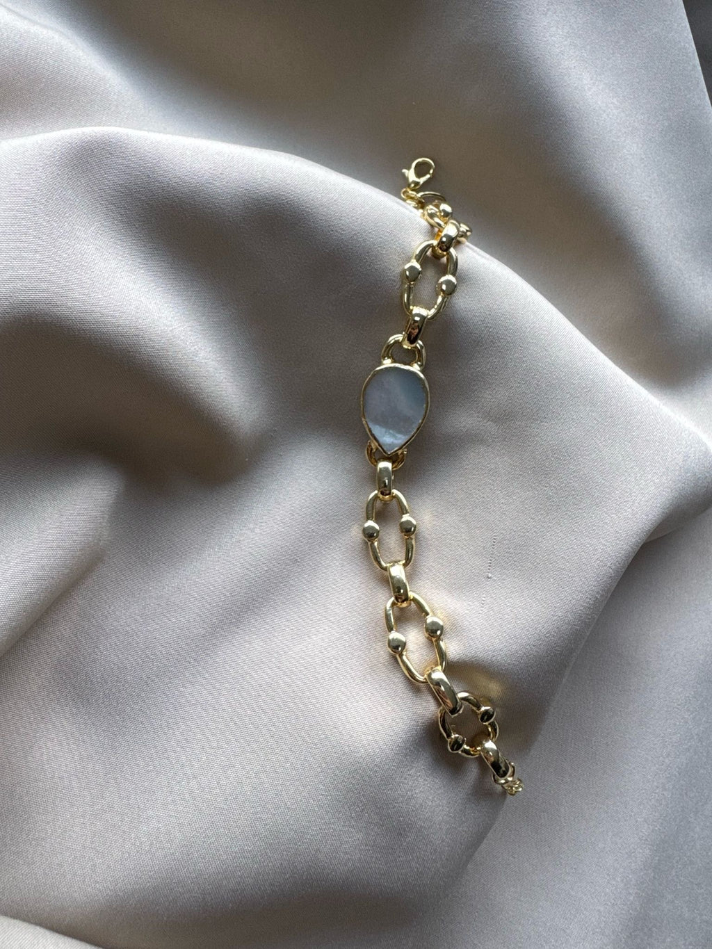 Pearl link bracelet – opujewels