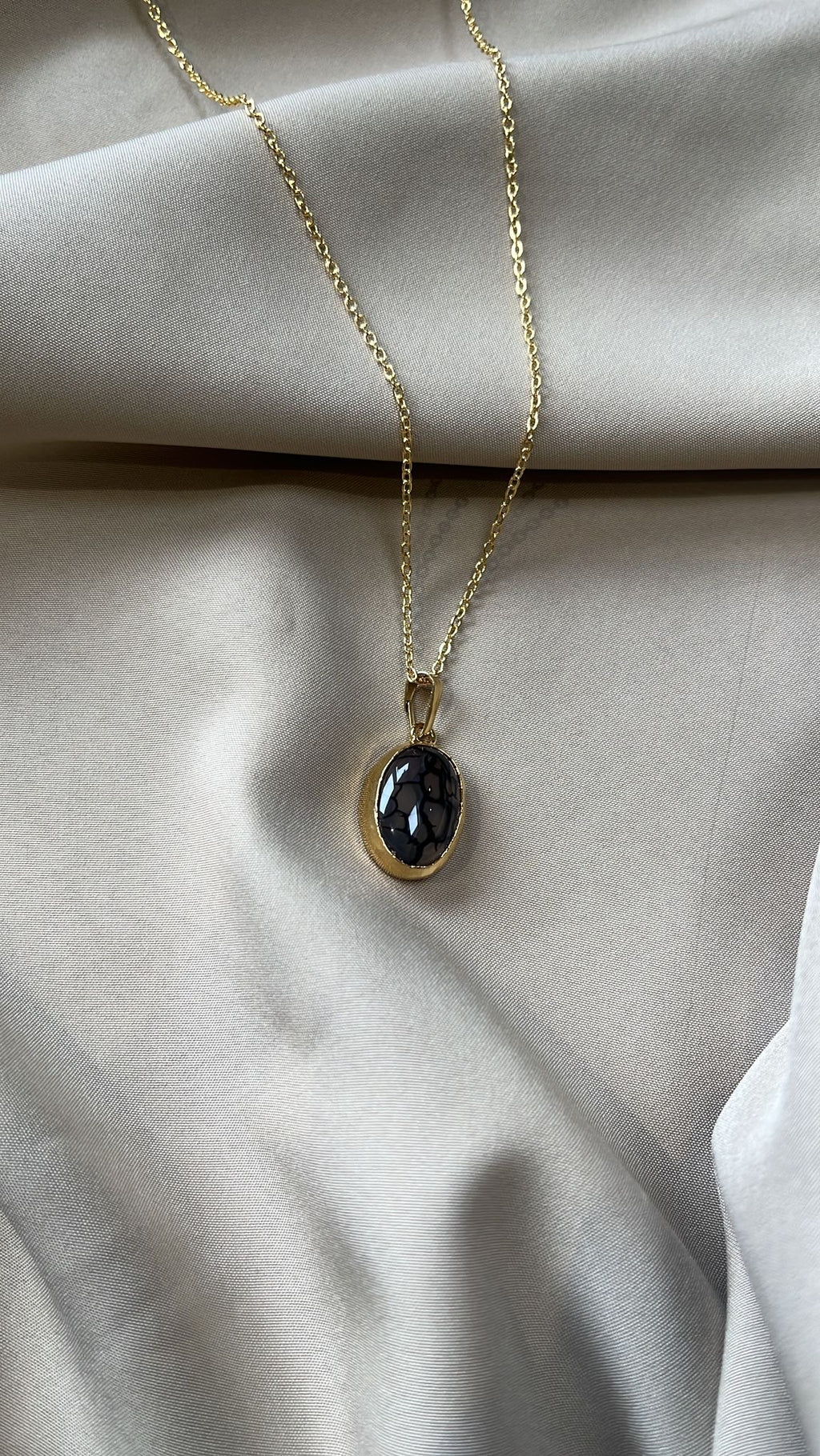 Akik abstract pendant – opujewels