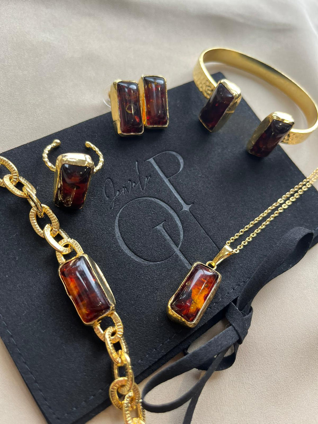 Amber Stone 5 Piece Set – opujewels