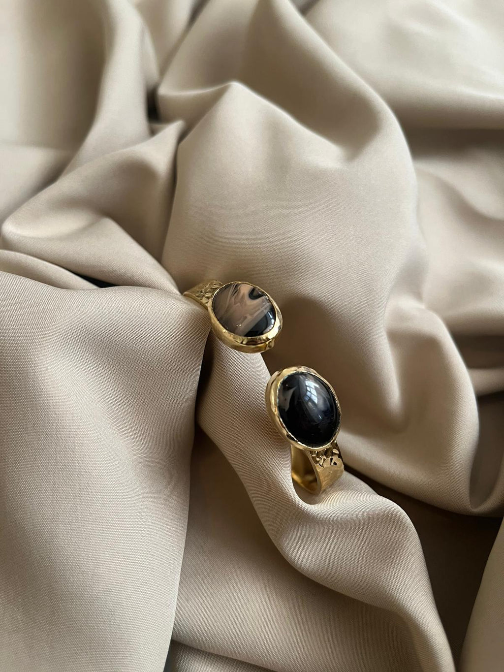Marble Oval Cuff Bangle – opujewels